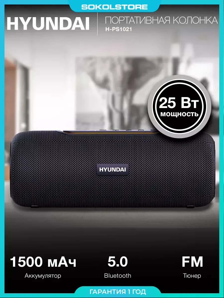 Портативная колонка H-PS1021, 25Вт IPX5