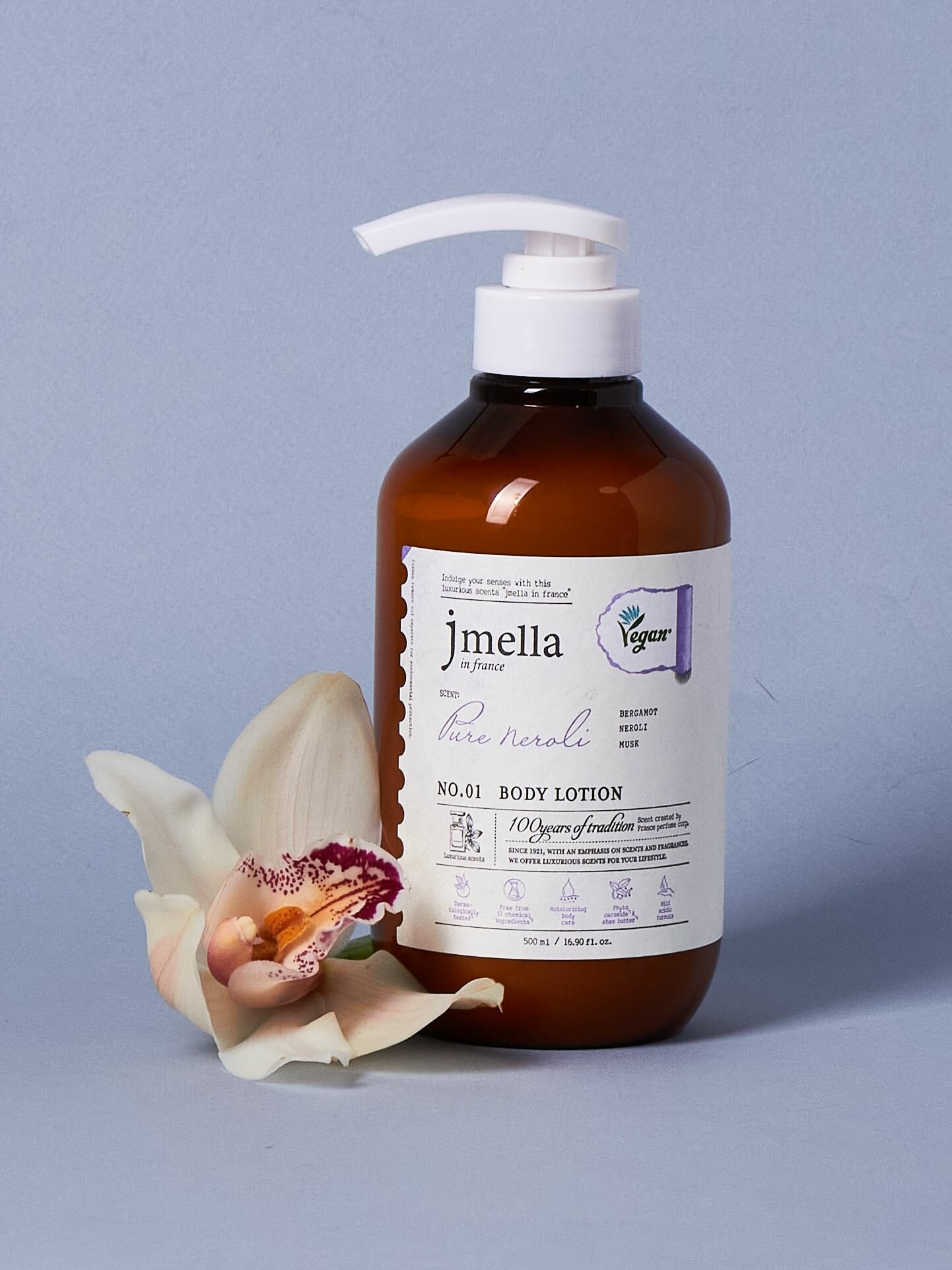 Jmella Лосьон для тела парфюмированный "Чистый нероли" 500 мл In France Pure Neroli Body Lotion