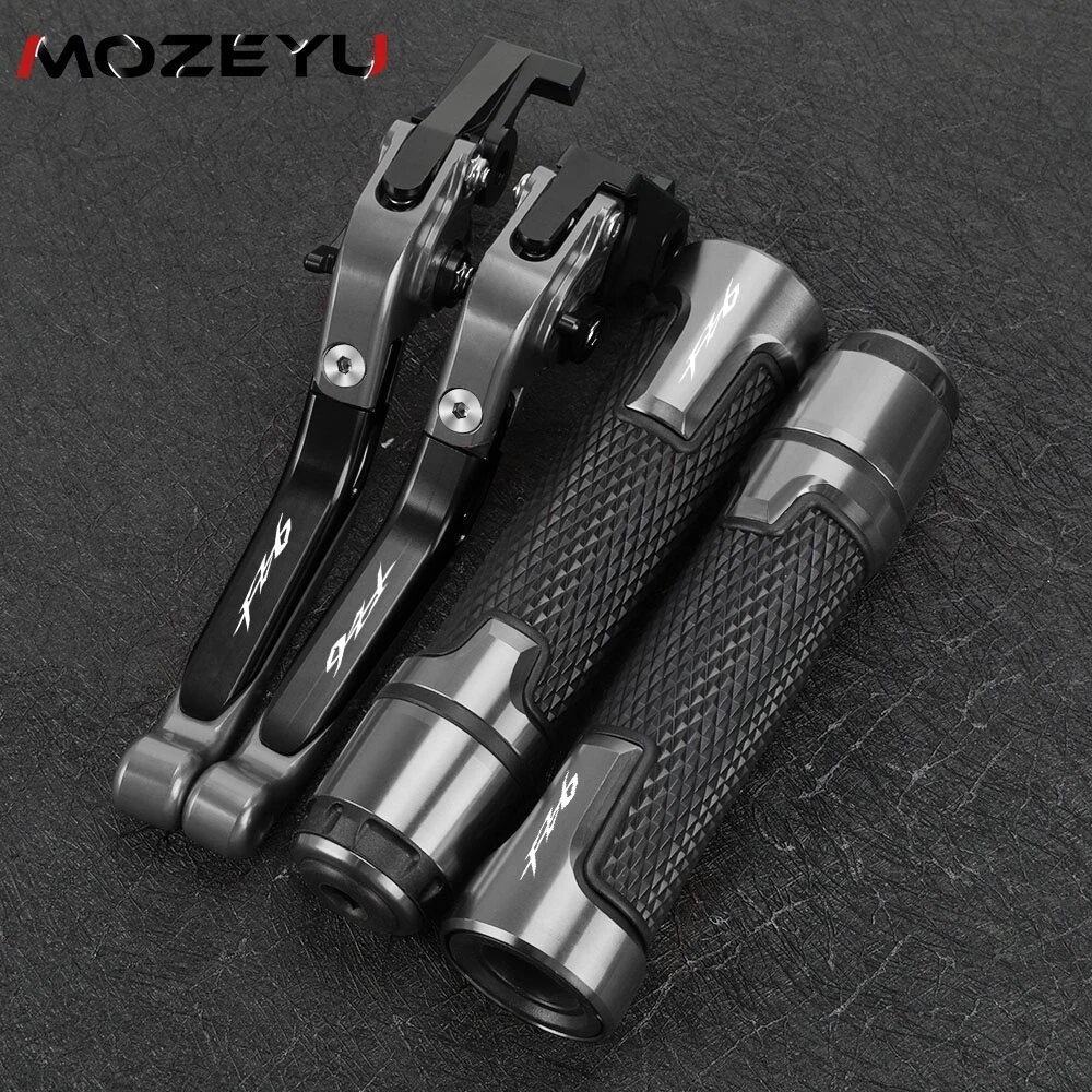 Ручки и рычаги мото YAMAHA FZ6 FAZER 2004-2010, черные
