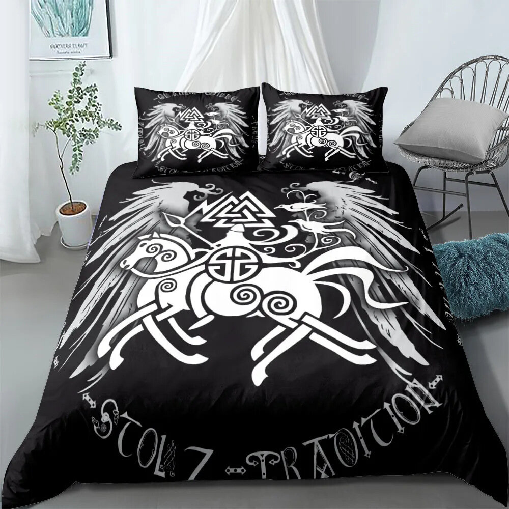 Комплект постельного белья dashboywe Viking Art Constellation из полиэстера Фиолетовый, 150x200cm