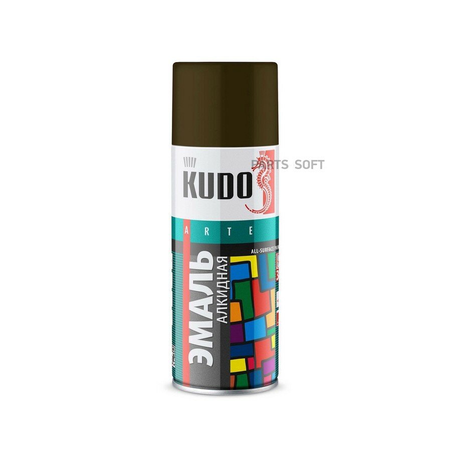 Краска "KUDO" хаки (520 мл) (аэрозоль) KUDO KU-1005 | цена за 1 шт