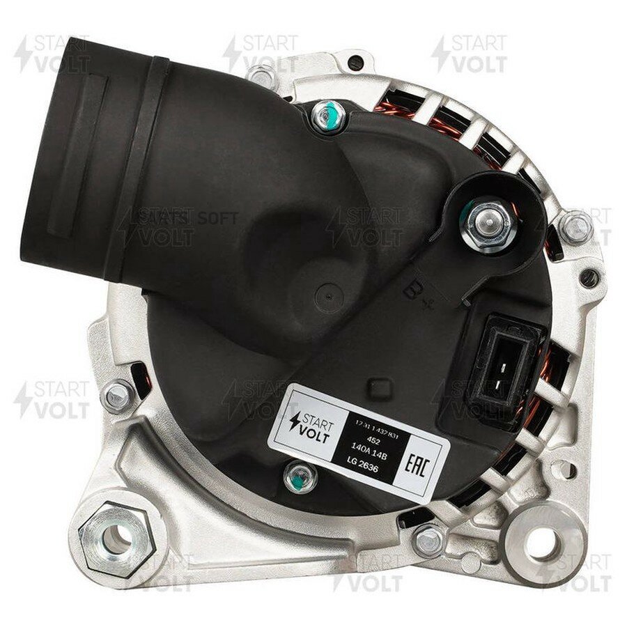 LG 2636 STARTVOLT Генератор для а/м BMW 5 E39 (95-) 2.0i/2.5i/2.8i/X5 E53 (00-) 3.0i 140A (LG 2636) STARTVOLT LG2636 | цена за 1 шт