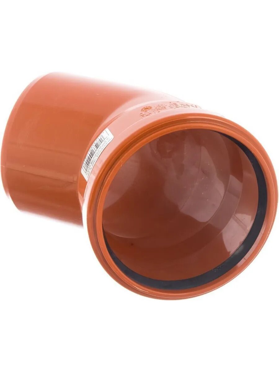 Отвод наружной канализации 110 мм, 45 градусов, 1 шт