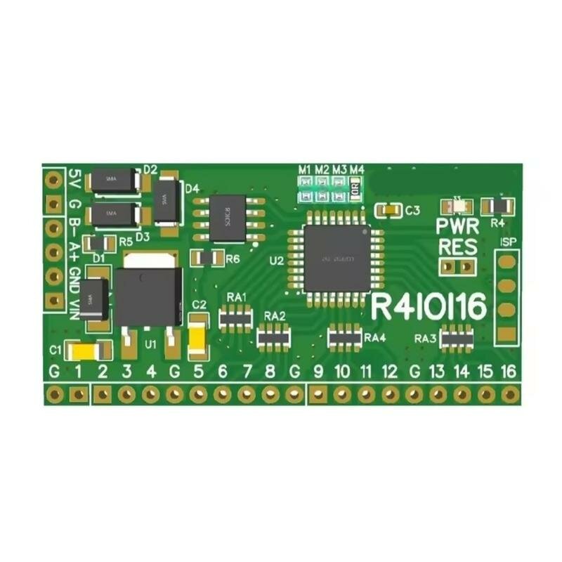 16-канальный цифровой модуль ввода-вывода Modbus RTU, 12DI 4DO