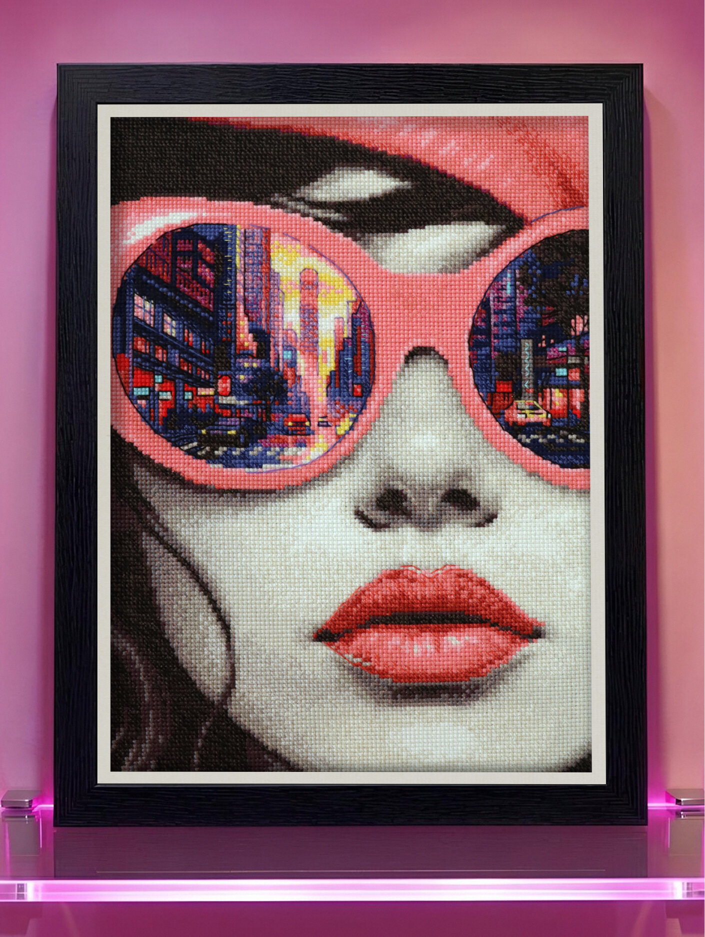 Набор для вышивания крестом "Ритм большого города" Риолис, вышивка крестиком , 21х30 см, 2331