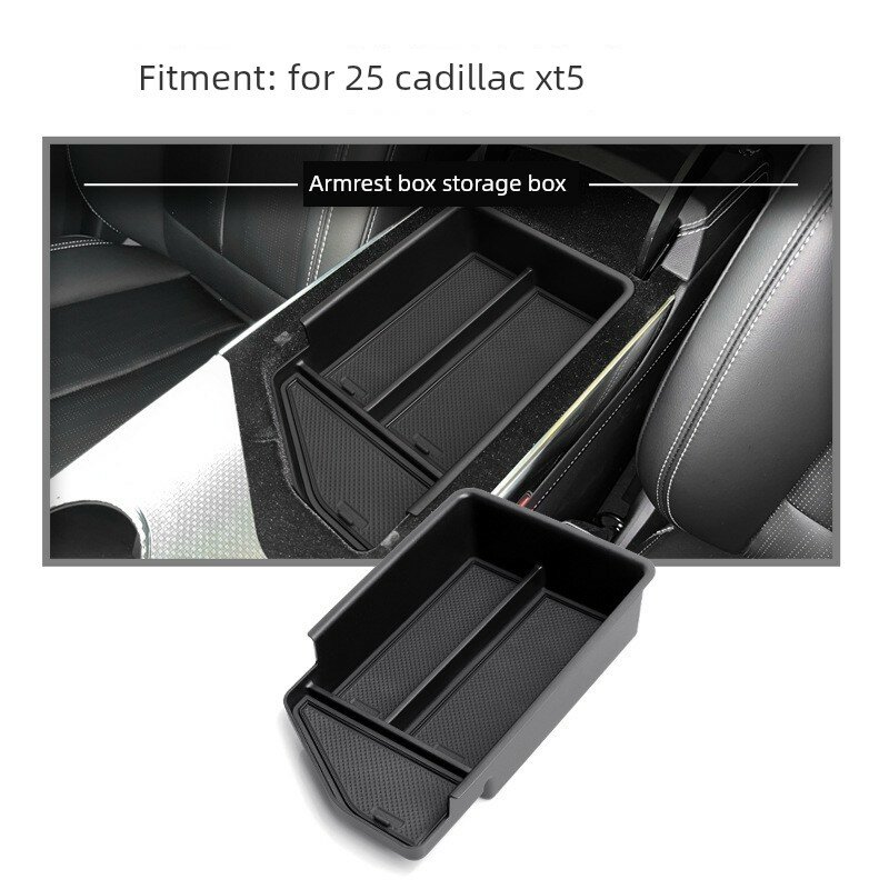 Коробка для хранения центрального подлокотника Cadillac XT5 2025-2026, материал ABS