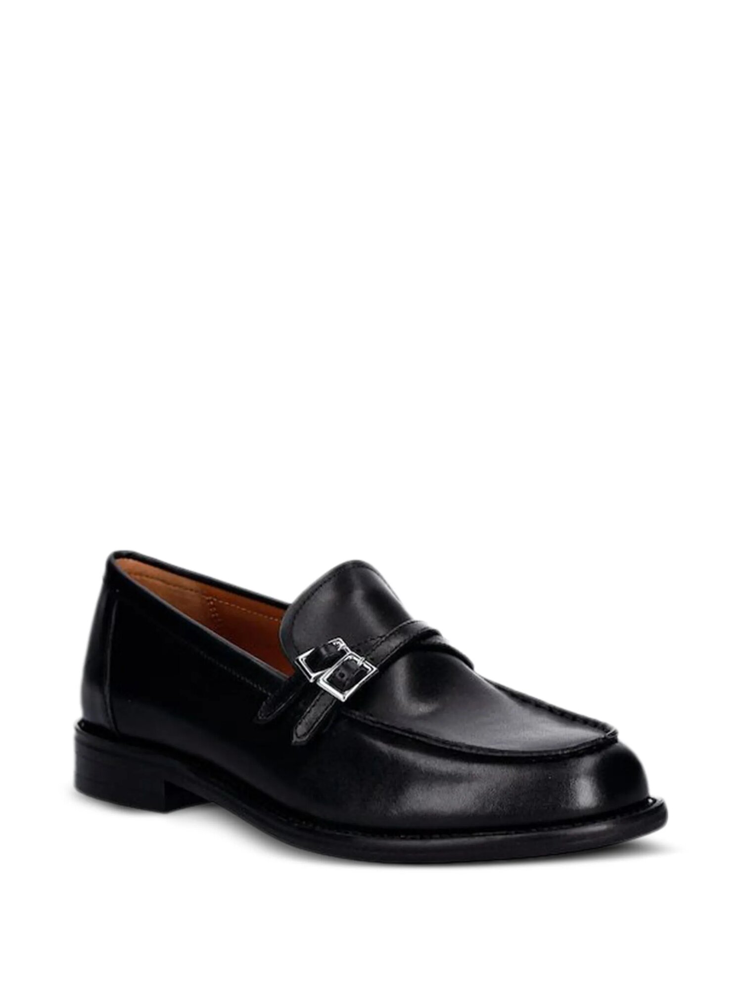 Лоферы VAGABOND Buckle strap loafers, размер 40 EU, black/black — фото 1