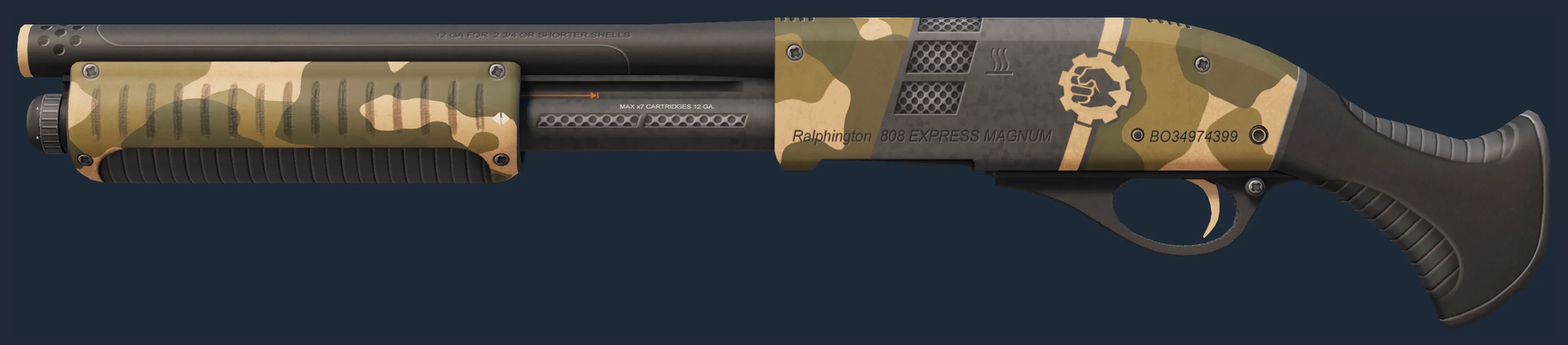 StatTrak™ Sawed-Off | Чёрный песок (Прямо с завода) Скины CS2 с быстрой автовыдачей steam trade