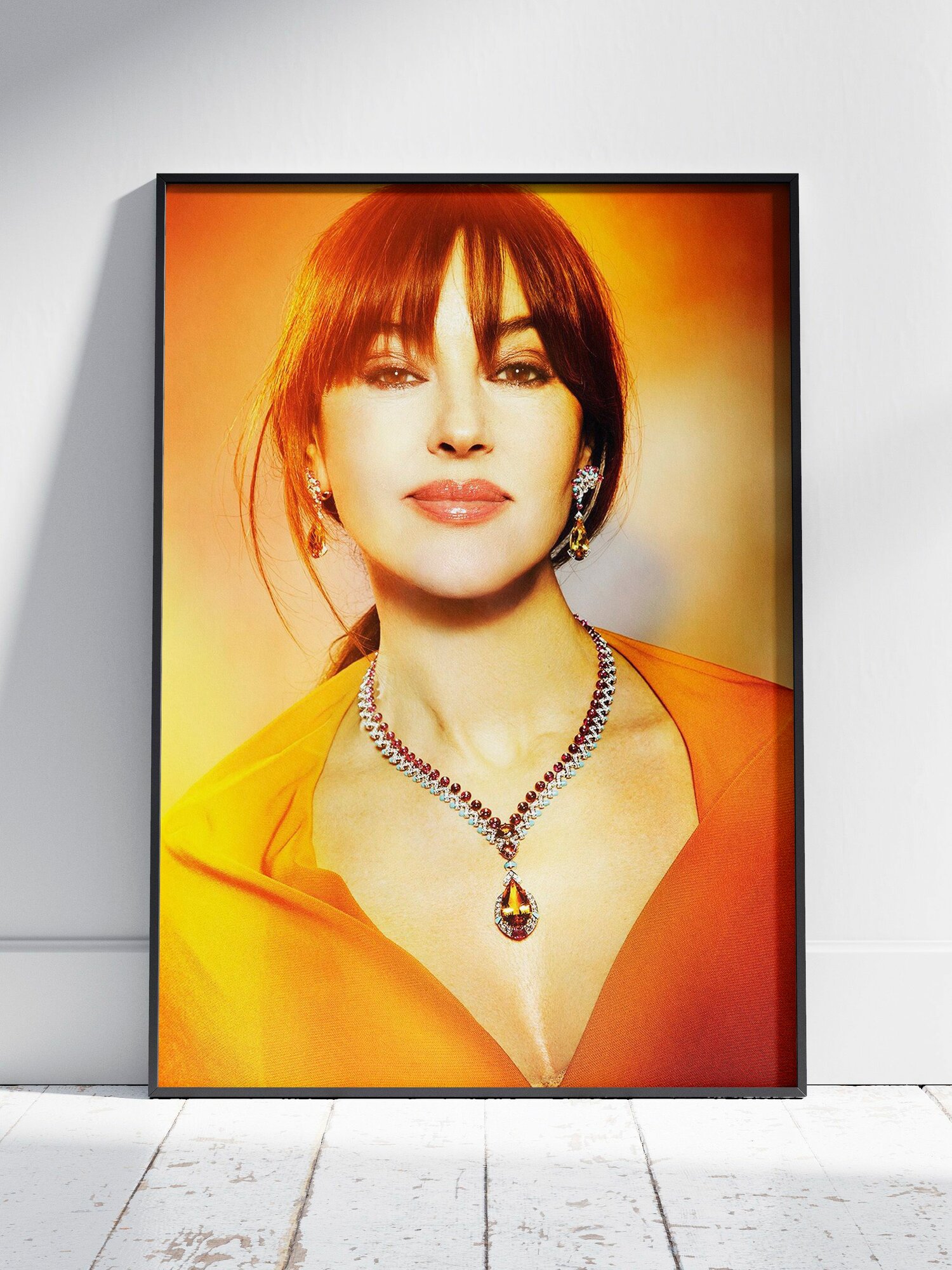 Плакат на стену для интерьера Моника Беллуччи (Monica Bellucci 53) - Постер по актеру фильма, кино, сериала формата A4 (21x30 см)