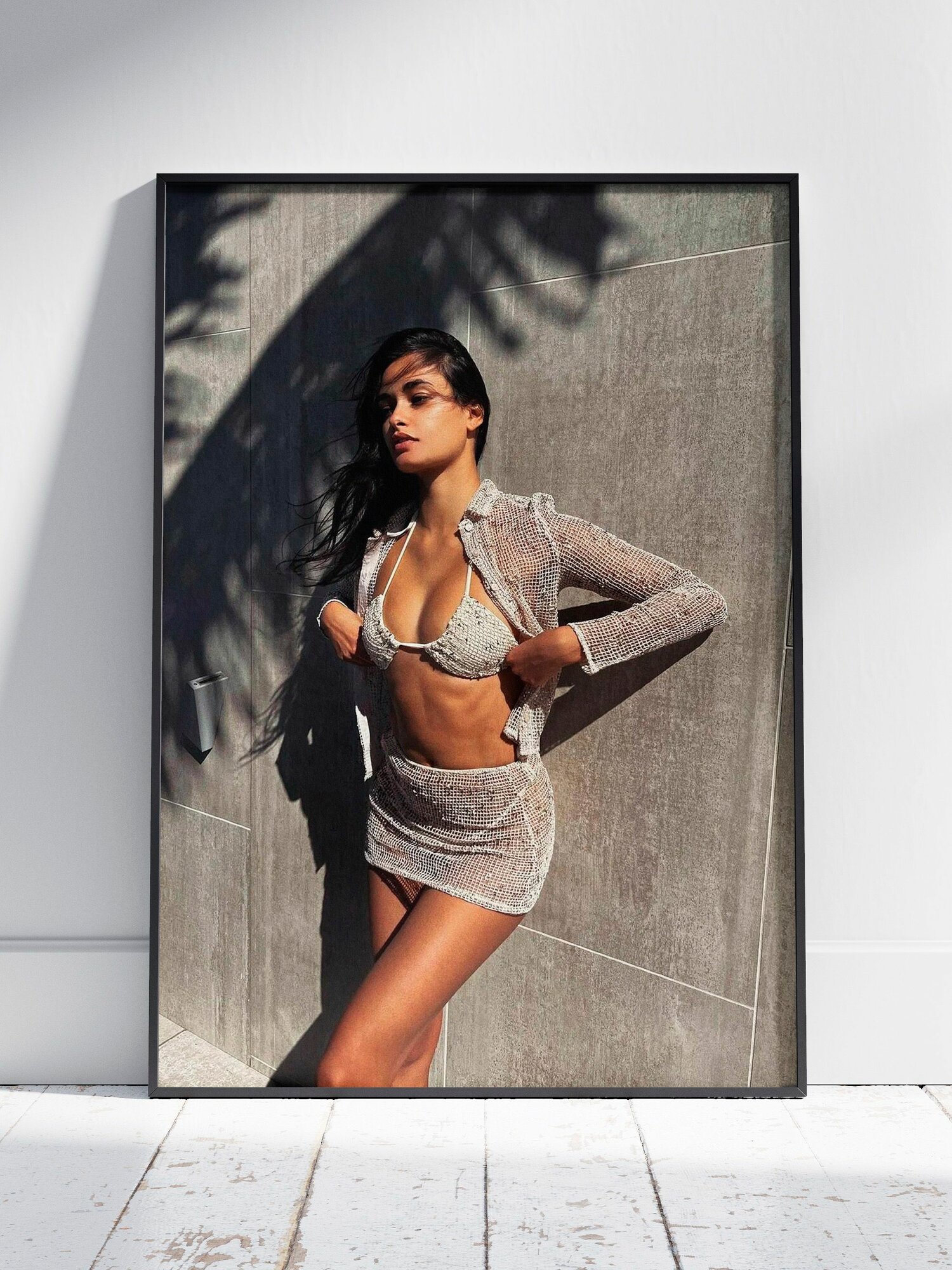Плакат на стену для интерьера Жизель Оливейра (Gizele Oliveira 12) - Постер по модели и эстетике формата A4 (21x30 см)