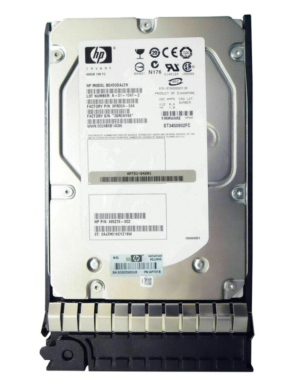 Жесткий диск HP AP731-64201 450Gb Fibre Channel 3,5" HDD