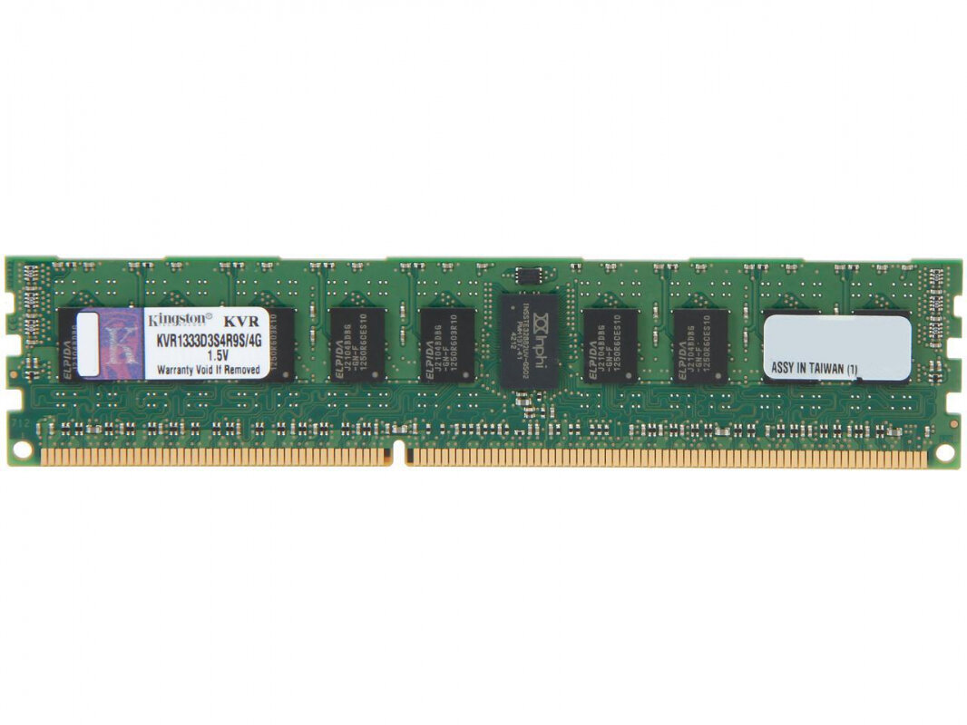 Оперативная память Kingston KVR1333D3S4R9S/4G DDRIII 4Gb