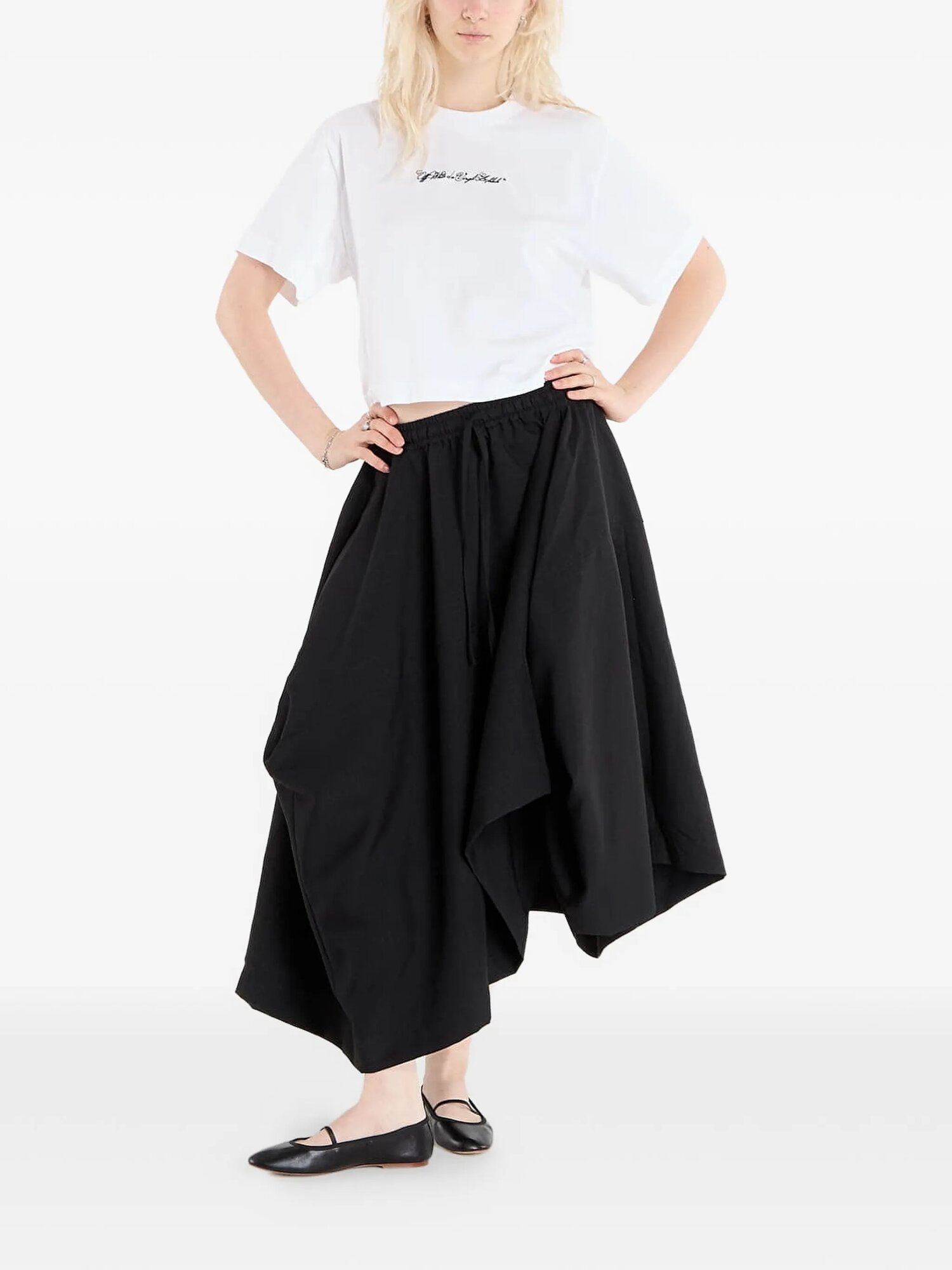 Футболка Off-White Arrow, размер 36, бежевый/белый — фото 1