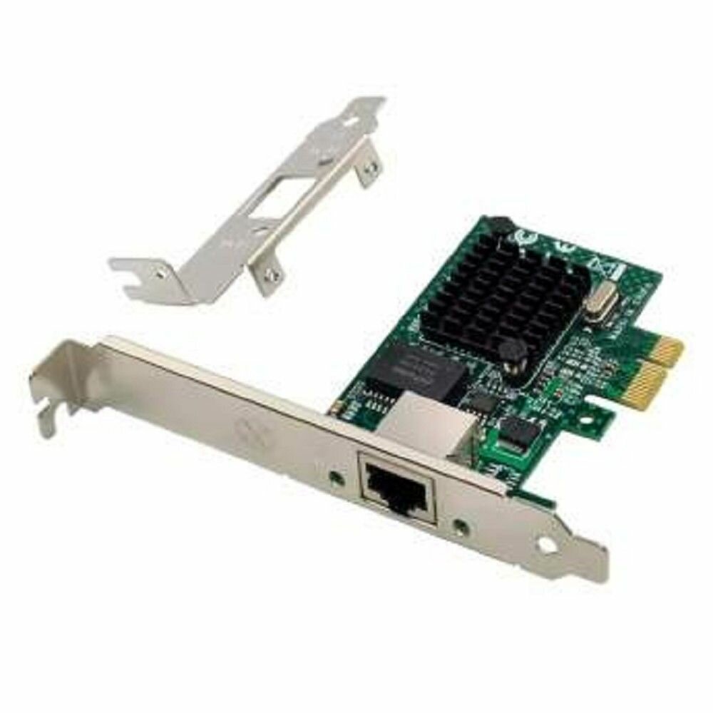 Orient - Сетевые карты XWT - BM21PE, Сетевая карта PCI - Ex1 v1.0а 1xRJ45 1GbE NIC, Broadcom BCM5721 chipset, 1 Гбит с, 2 планки крепления 31304