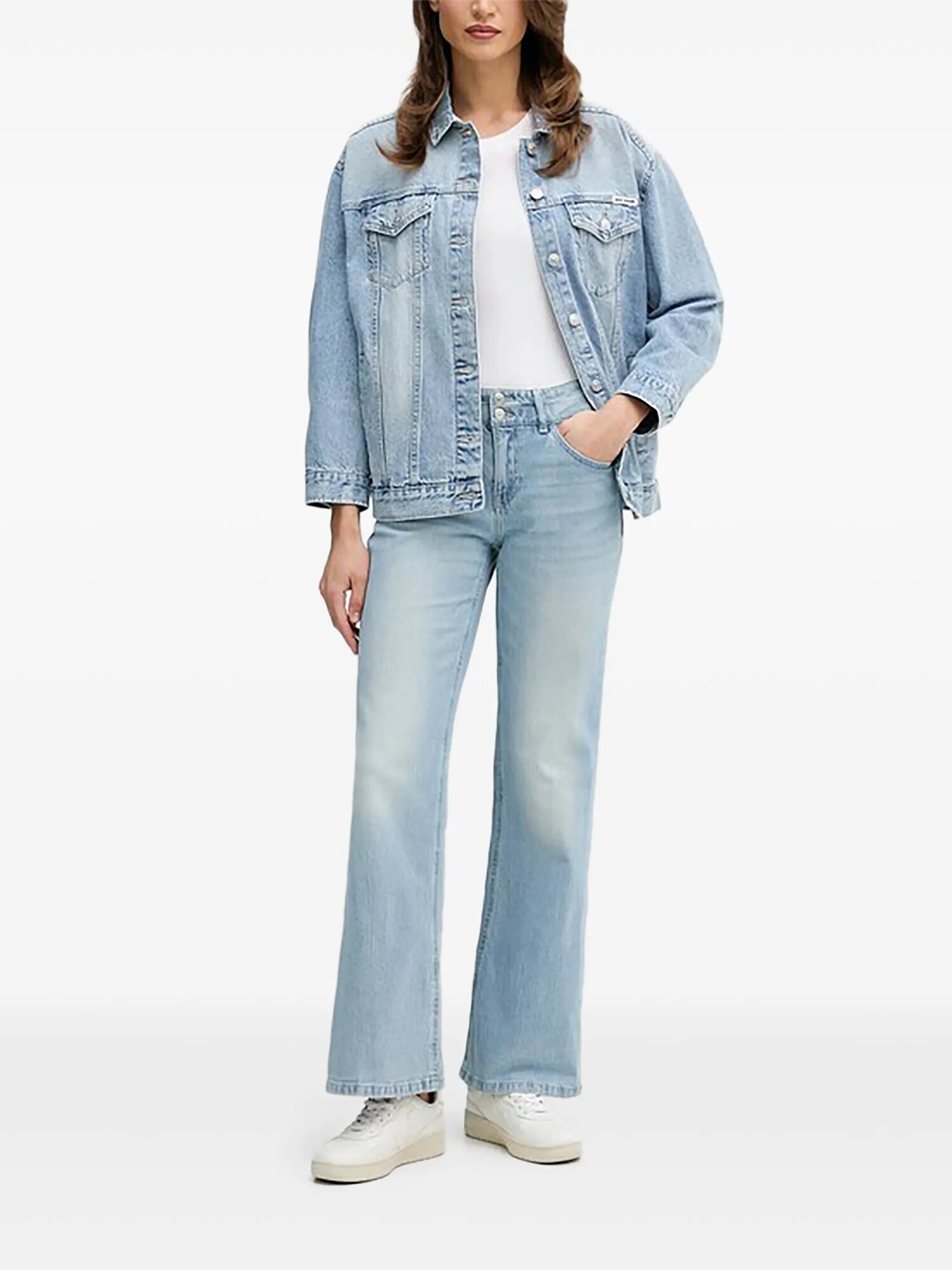 Джинсы Mos Mosh Buttoned denim jeans, размер S, blue — фото 1