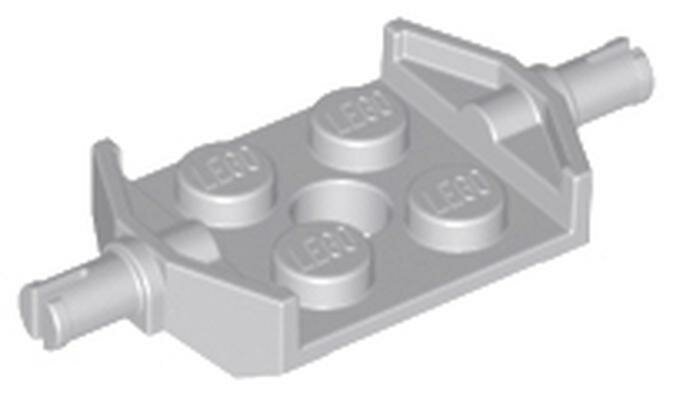 Деталь Lego 6157 Plate, Modified 2 x 2 with Wheels Holder Wide and Hole