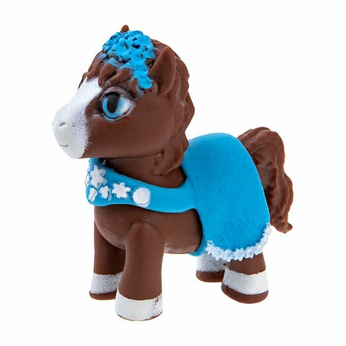 Тянущаяся фигурка 1Toy Шоколадка, пони на фасоне, в костюмчике, 10 см Т22750-6