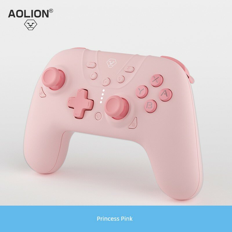 AOLION Pro беспроводной игровой контроллер с Hall-джойстиком в цвете Розовый для принцесс для Nintendo Switch и ПК