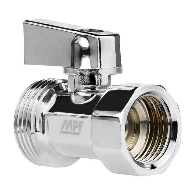 Кран-мини MPF 1/2" х 3/4" ВР/НР флажок, ГОСТ