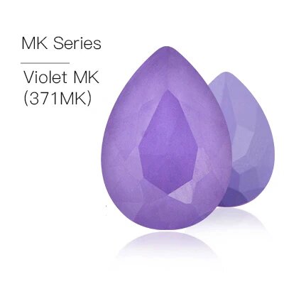 Стразы Violet MK 7x10mm, 20шт, фиолетовый