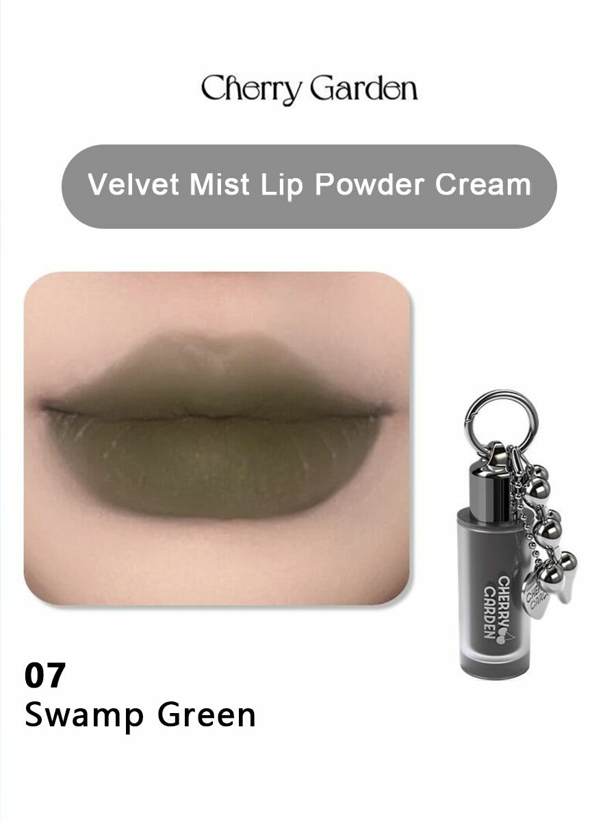Блеск для губ Cherry Garden Velvet Mist Lip Powder Cream - 01 Pure White Open