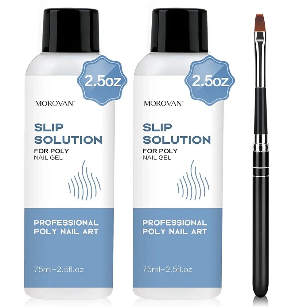 Жидкость для полигеля Флюид Ликвид Средство для работы с полигелем Slip Solution Nail Liquid, 150 мл
