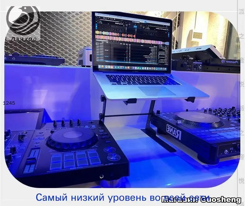 Стойка для инструмента LauXan LTS5 для ноутбука, контроллера, черная, сталь, 1 шт, Китай — фото 1