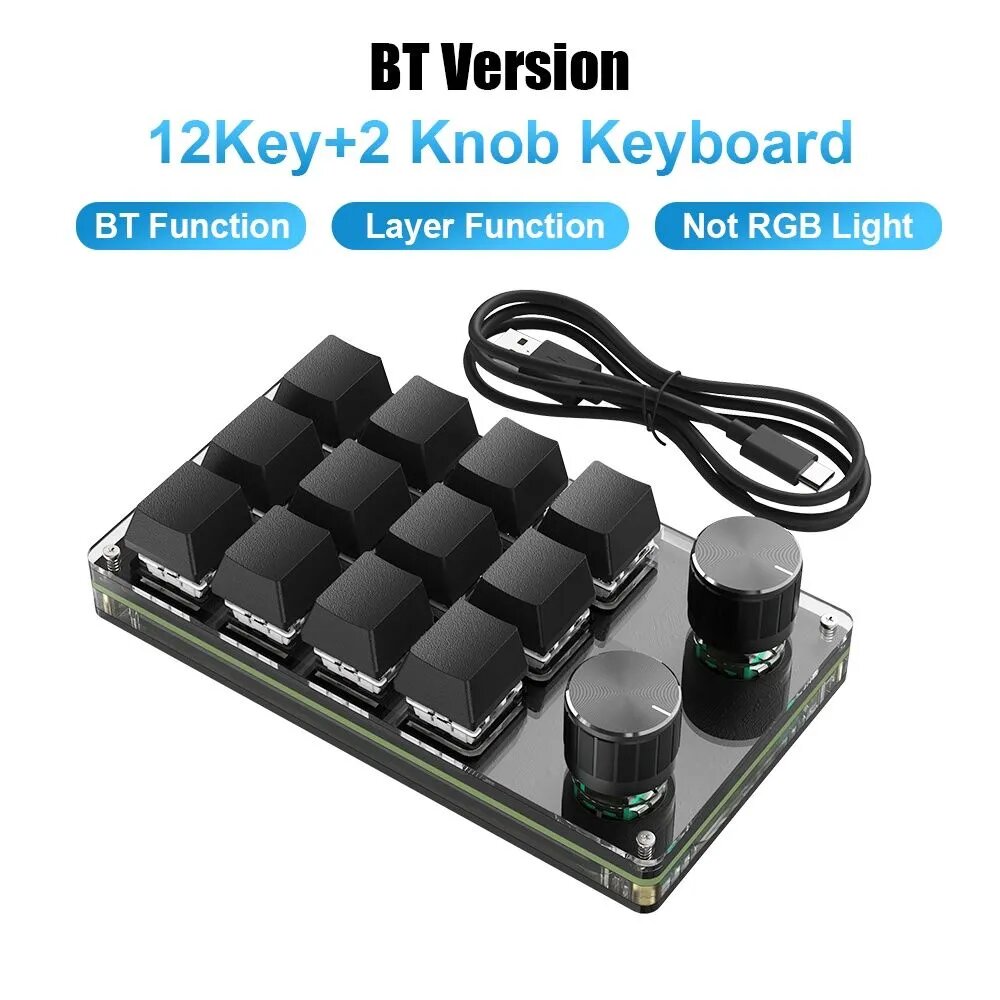 Macropad Макропрограммируемые пользовательские кнопки RGB Поддержка горячей замены клавиатуры