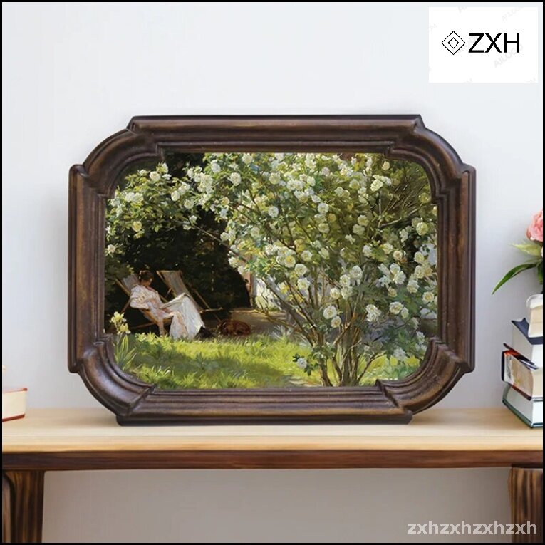 Винтажная смоляная фоторамка 7 дюймовВинтажная фоторамка Материа