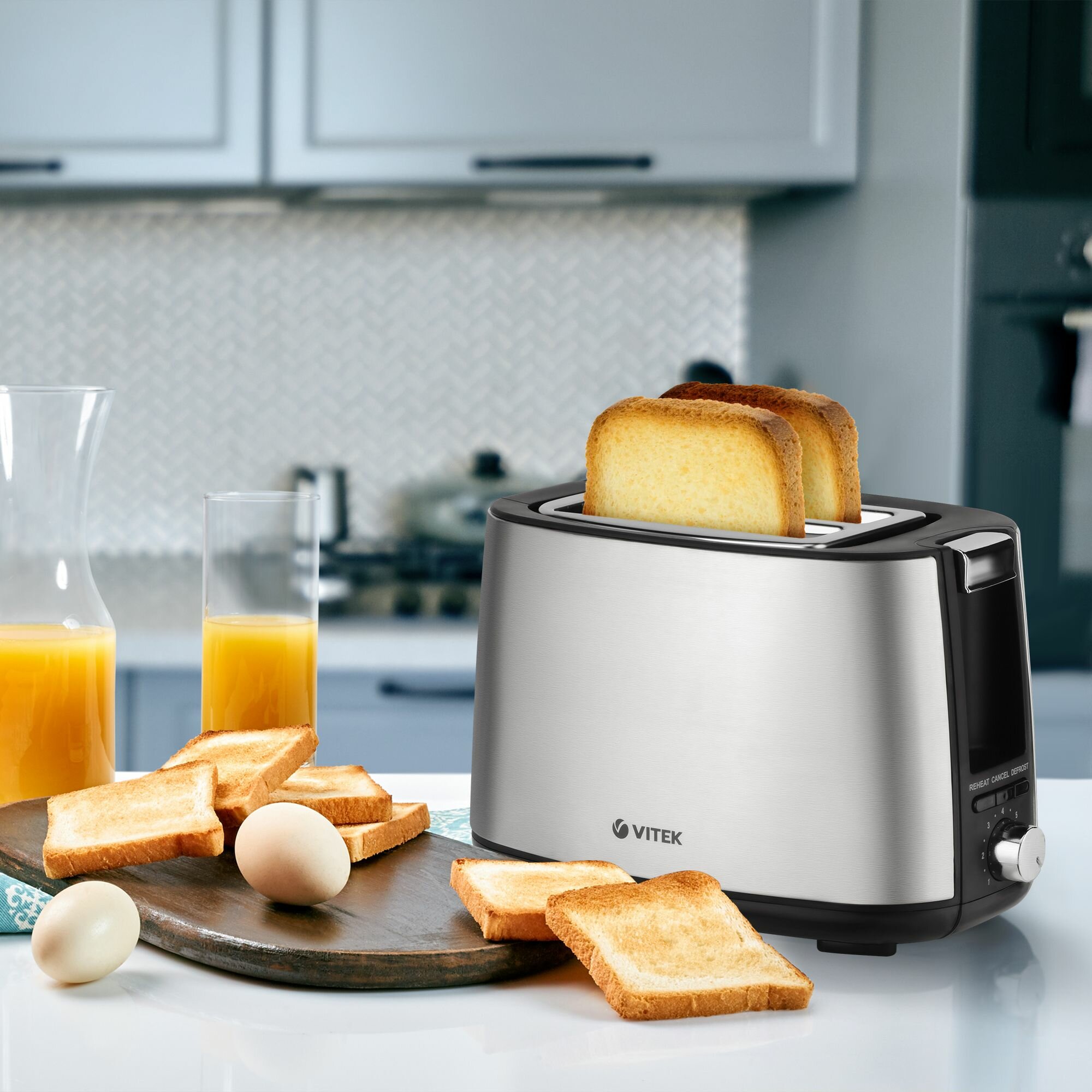 Тостер Vitek VT-7156, тостер для хлеба