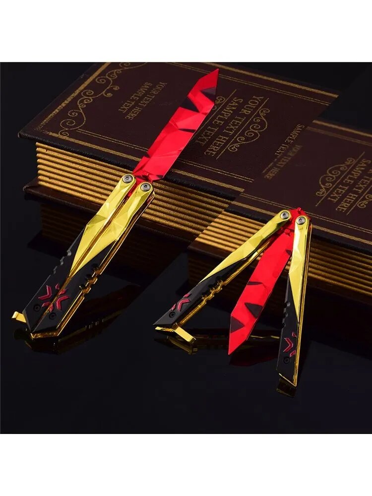 Игрушечное оружие бабочка нож не острый, Valorant