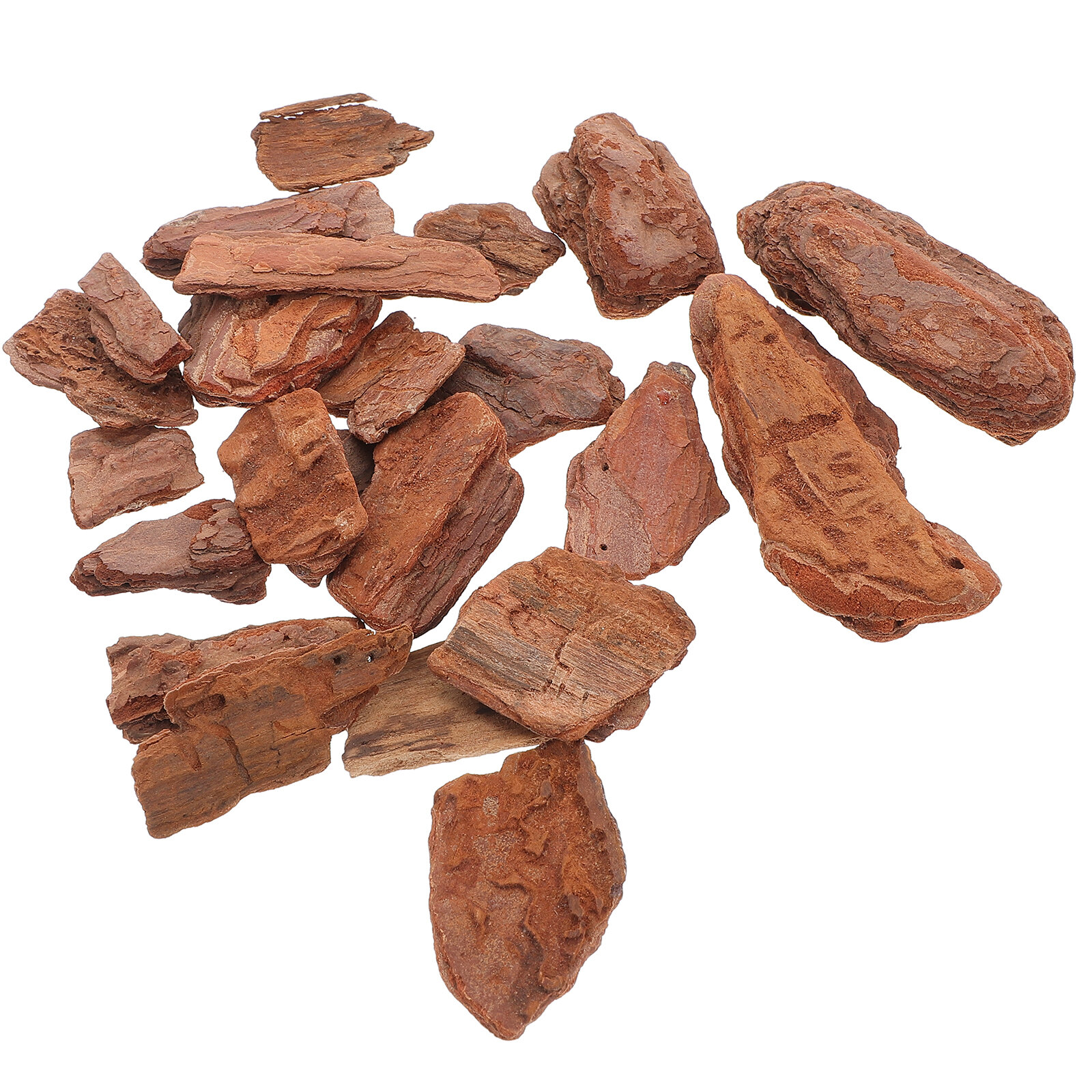 Натуральная высушенная древесная кора, песочная модель стола ручной работы, миниатюрный материал для имитации береговой линии и скальных образований, материал для микроландшафта (сосновая кора 30-50 мм [100 г])