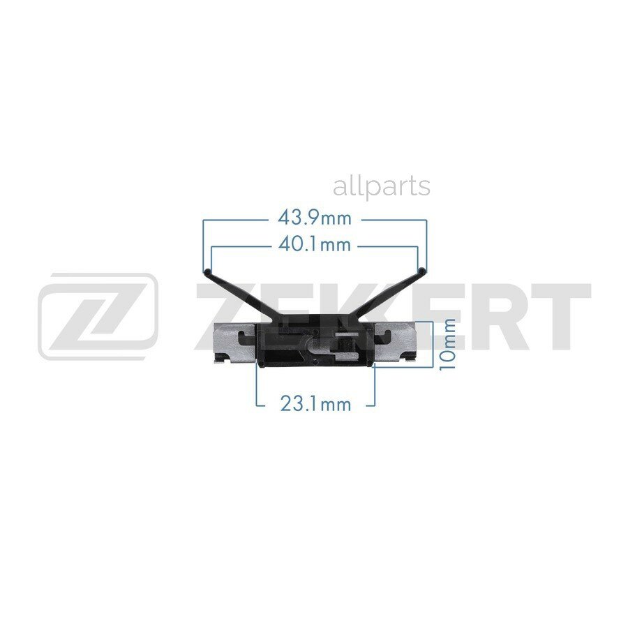 ZEKKERT BE-3960 Клипса крепёжная Volvo BMW (миним. кол-во заказа 10 шт)
