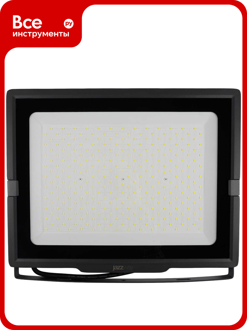 Светодиодный прожектор Jazzway PFL-C3 6500К IP65 до с клапаном закаленное прозрачное стекло