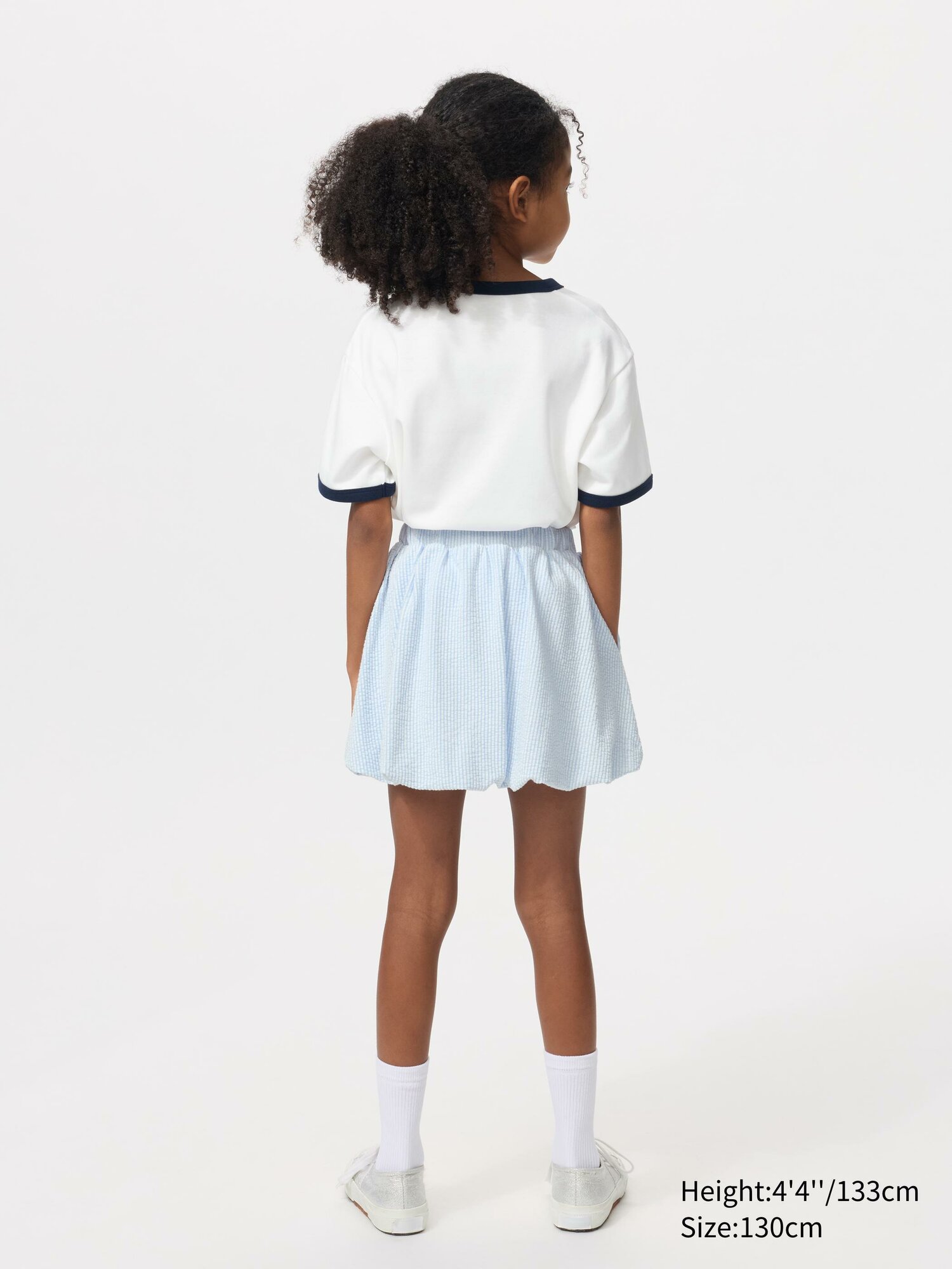 Юбка-шорты Uniqlo JERSEY, размер 140, light blue — фото 1