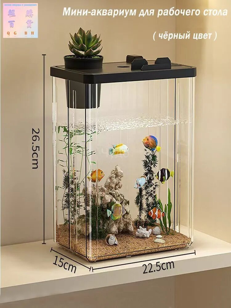 Мини-аквариум с высоким разрешением из ударопрочного акрила