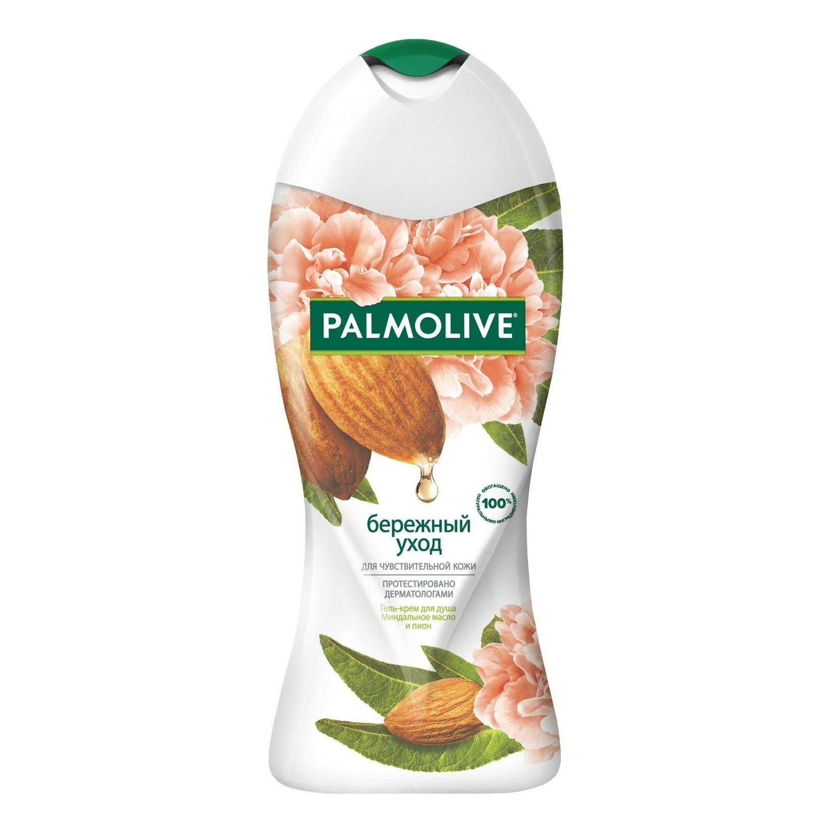 Гель-крем для душа Palmolive Бережный уход Увлажняющий минд