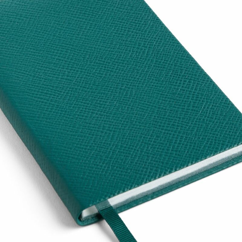 Smythson Блокнот Panama Notebook Petrol — фото 1