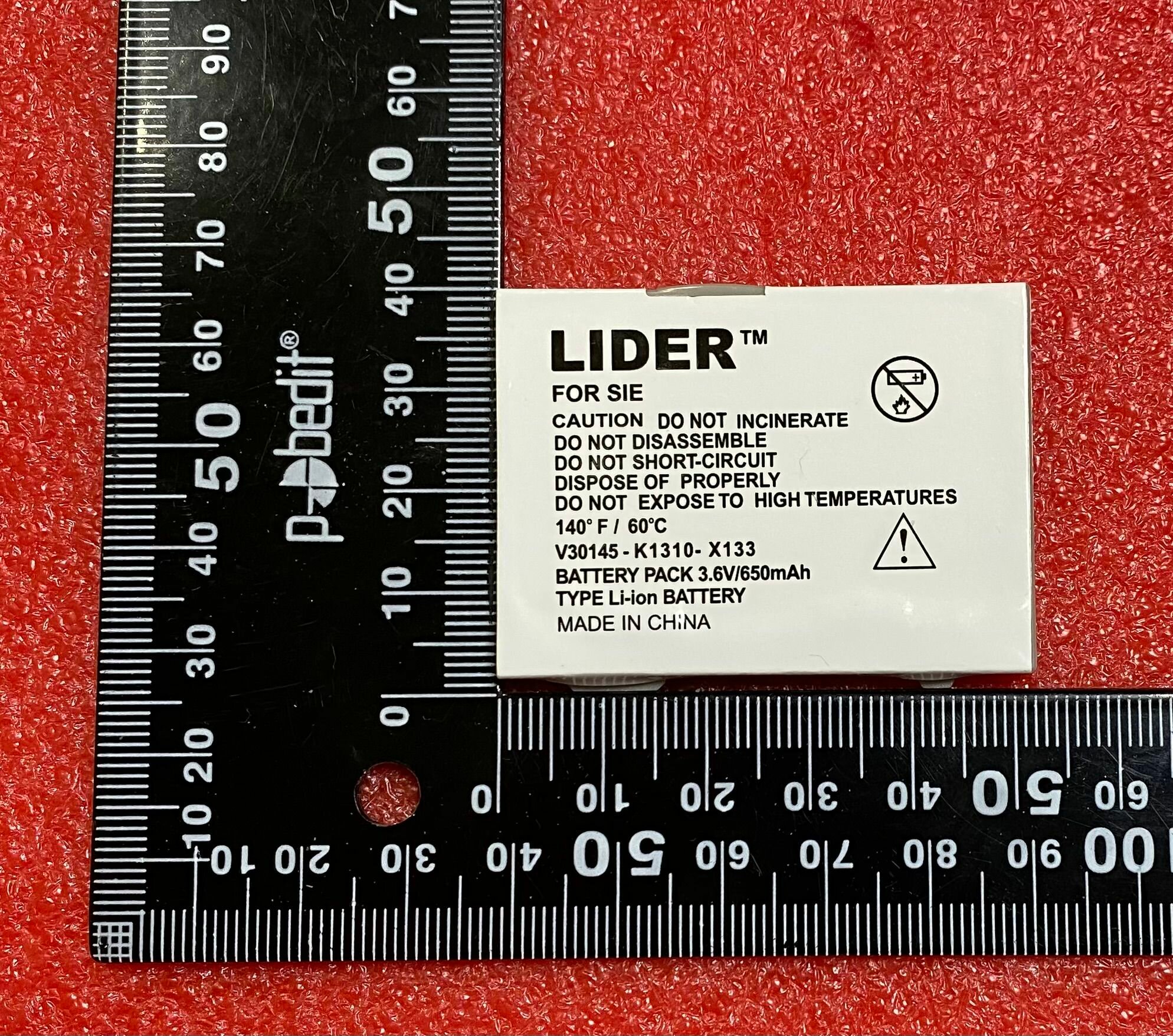 Аккумулятор V30145-K1310-X133 для Siemens