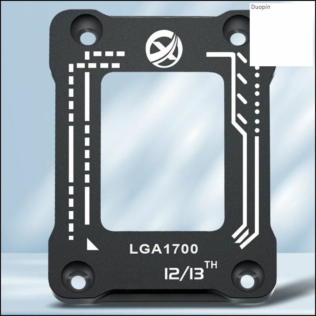 Инновационный фиксатор LGA1700 с эксклюзивной пряжкой и корректором изгиба для процессоров Intel 12 gen