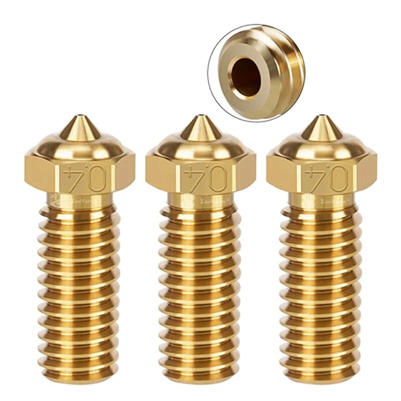 Насадки для 3D принтера 0.8 мм, Brass x3