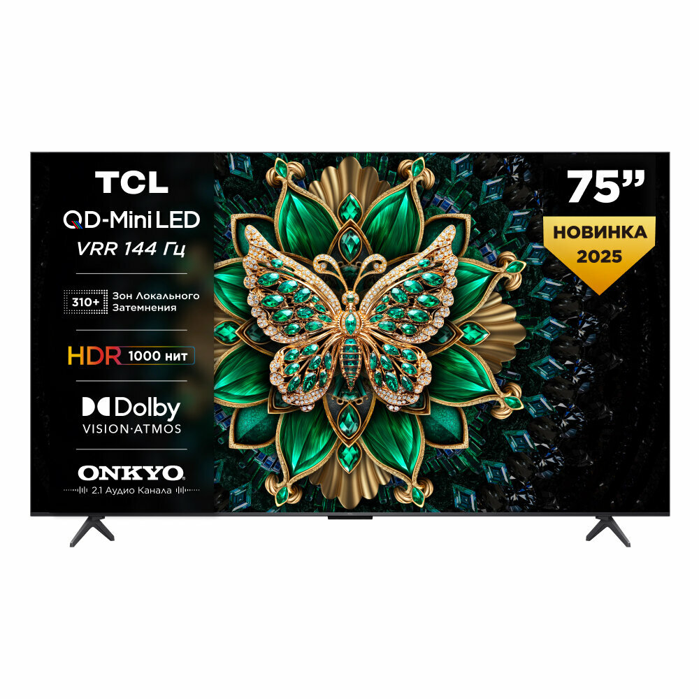 Телевизор TCL 75C6K