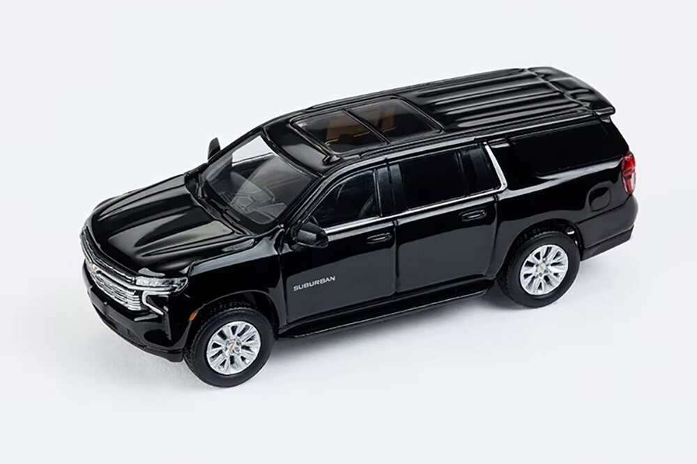 Модель коллекционная PAUDI Chevrolet suburban 2025 black / шевроле сабурбан черный
