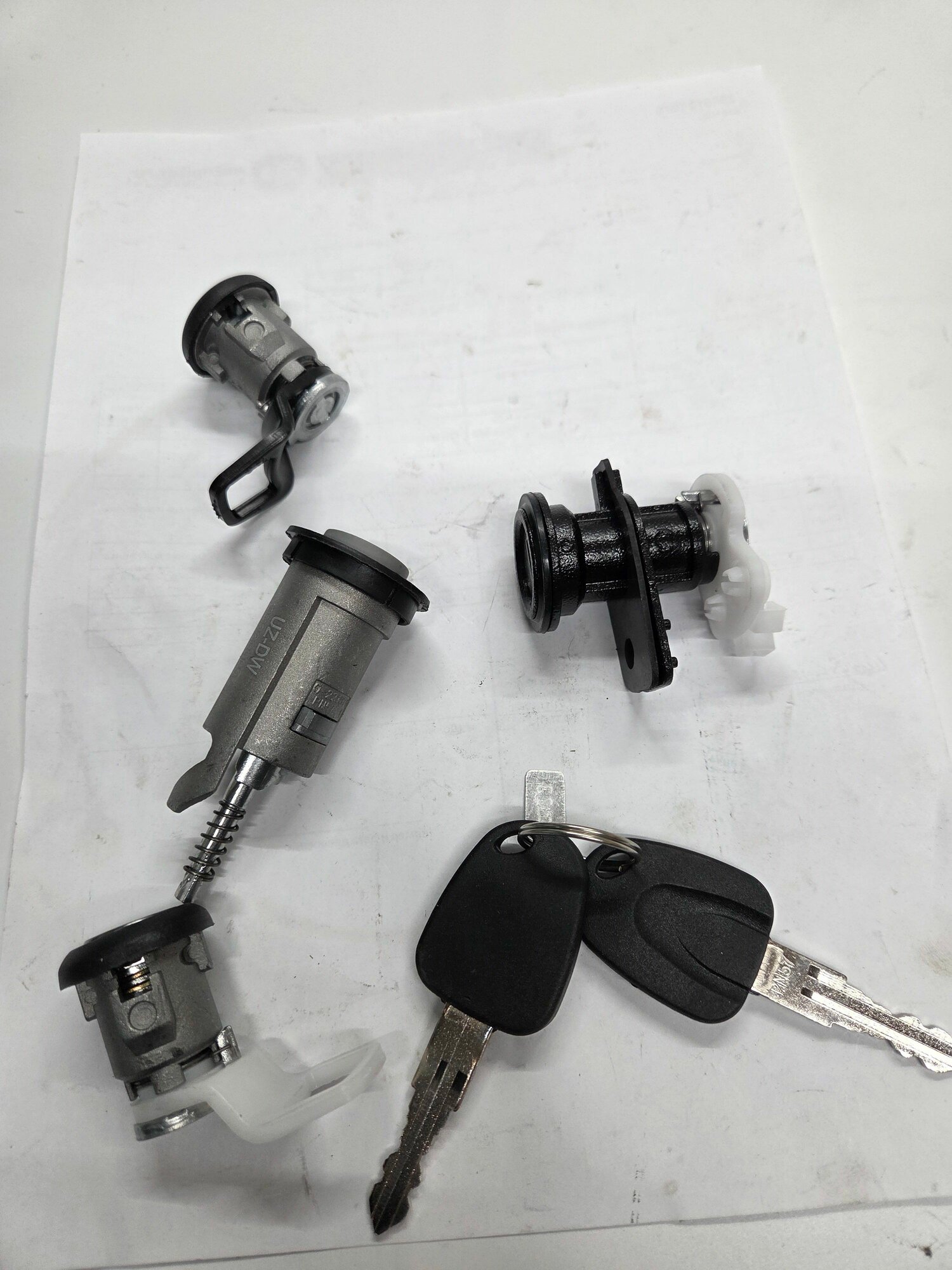 Комплект личинок замков Daewoo Nexia 1995-2016