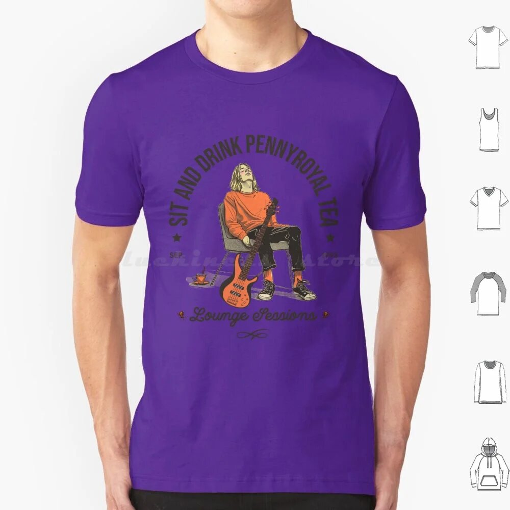Футболка фиолетовая Pennyroyal Tea Lounge Art, размер M