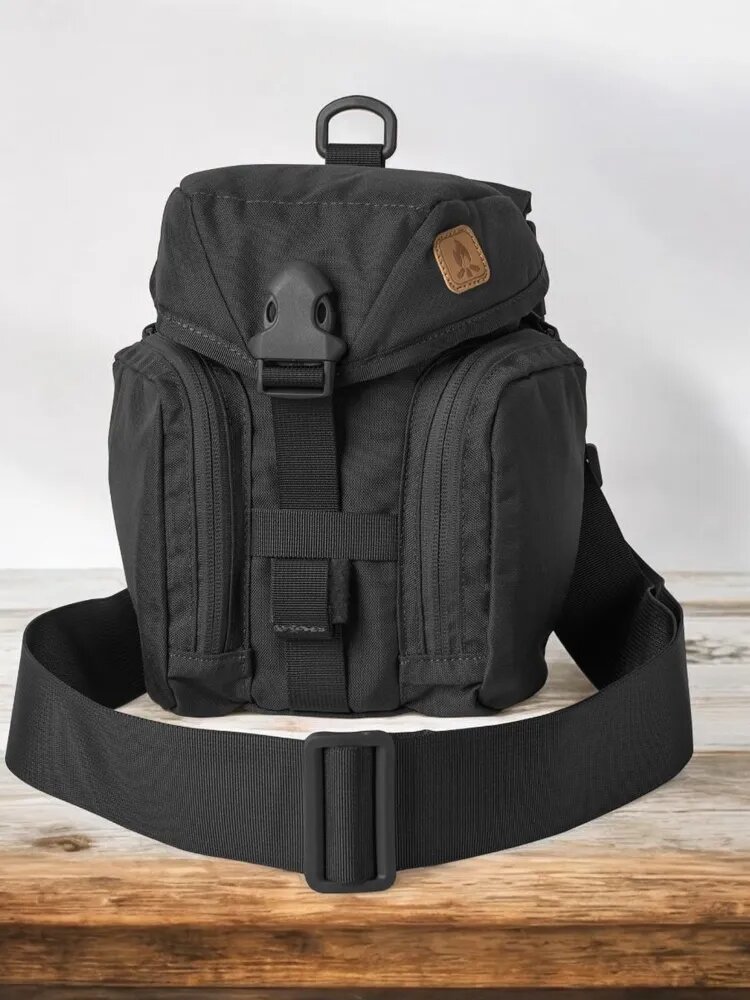 Сумка EDC для леса, туризма Helikon-Tex Bushcraft Essential Kitbag Black (Хеликон-Текс Бушкрафт Ессентиал Китбэг Блэк)