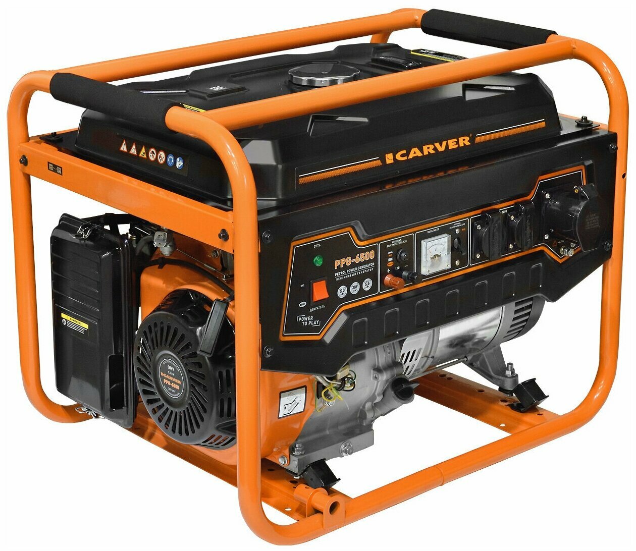 Бензиновый генератор CARVER PPG-6500 01.020.00018