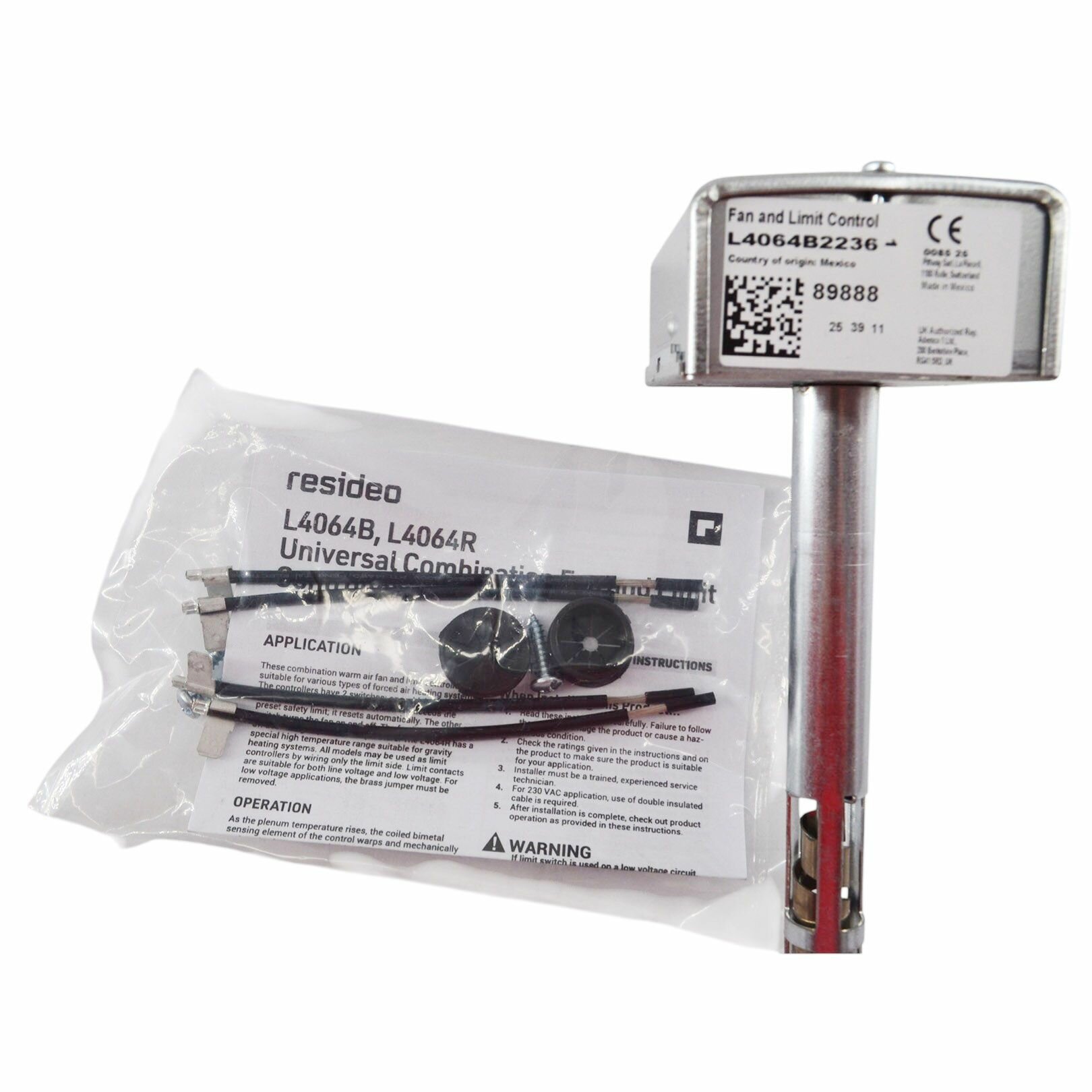 Термостат Resideo L4064B2236/U, 534.805.008