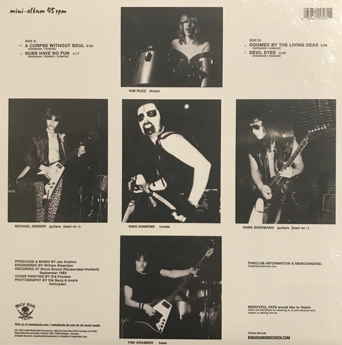 Mercyful Fate. Mercyful Fate (LP/Mini-/Reissue/Виниловая пластинка)