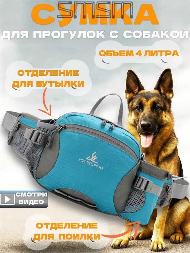 Сумка для лакомств и прогулок с собакой